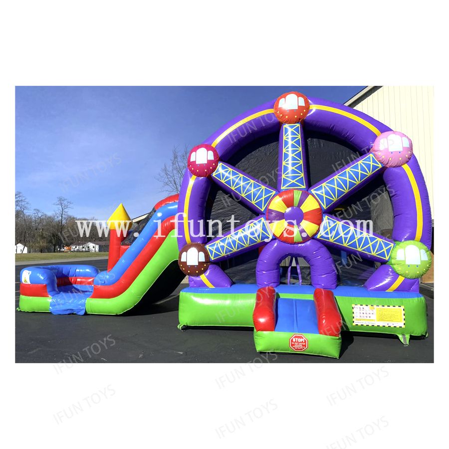 PVC Party Inflatable Ferris Wheel Bouncy Castle Outdoor Fun Inflatable ...