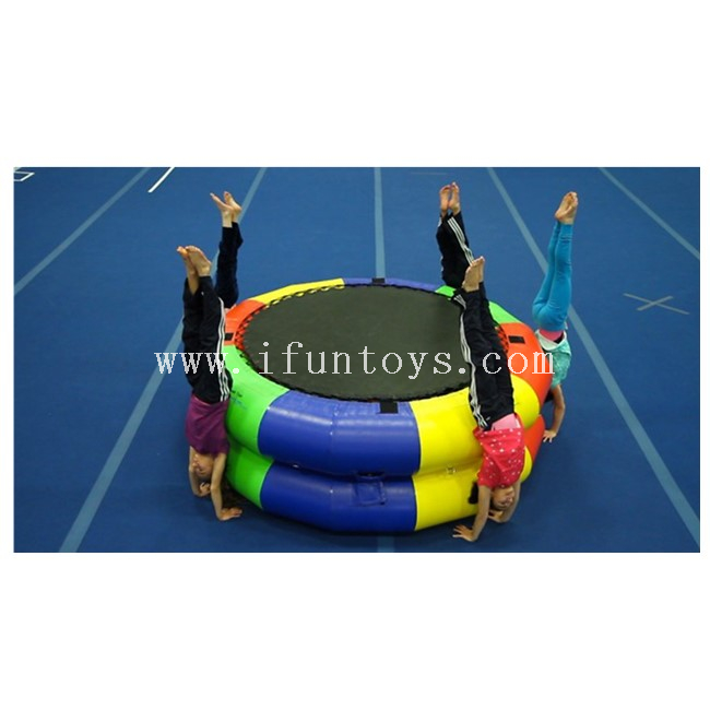 0.9mm PVC Tarp Inflatable Air Fitness Wheel /Inflatable Tumble Track ...