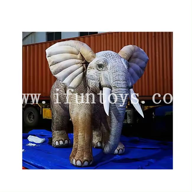 Giant animal figure decoration Inflatable elephant balloon mascot ...